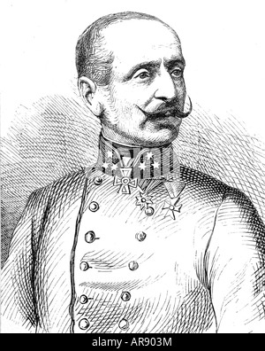 Benedek, Ludwig August Ritter von, 14.7.1804 - 27.4.1881, Austrian ...