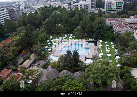 Swimming Pool in the grounds of the Hilton Hotel, Addis Abeba, Ethiopia ...
