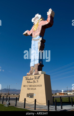 WENDOVER, NEVADA. USA. Wendover Will the cowboy welcomes you to the ...