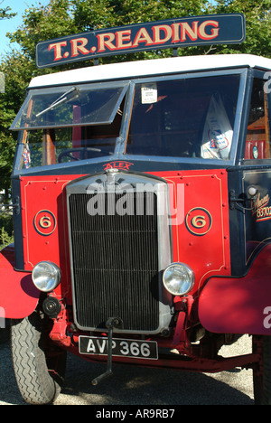 Radiator Grill on Albion Lorry showing Gardner Diesel plate Stock Photo ...