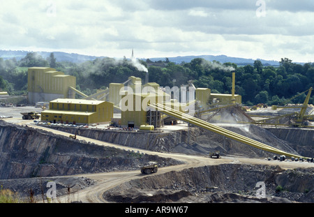 Watley Quarry in the mendip hills somerset England Stock Photo - Alamy