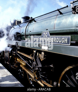 A steam locomotive at the Nene Valley Railway in 1990 Stock Photo - Alamy