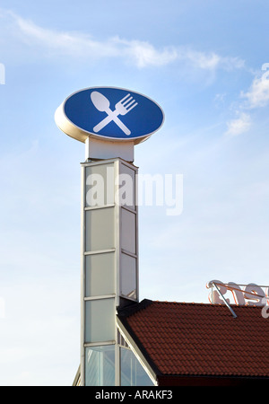Roadside restaurant sign Stock Photo - Alamy