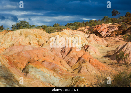 Victoria heathcote pink cliffs Stock Photo - Alamy