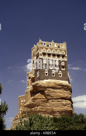 Republic of Yemen, Wadi Dhar, Dar al-Hajar (Rock Palace), Summer Palace ...