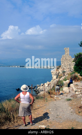 CASTLE OF LYKOURGOS LOGOTHETIS PYTHAGORIO SAMOS GREEK ISLAND EUROPE ...