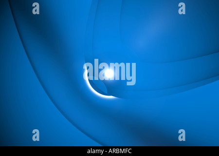 Intersection of two cones Stock Photo - Alamy