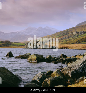 A view of Snowdon from Capel Curig Stock Photo - Alamy
