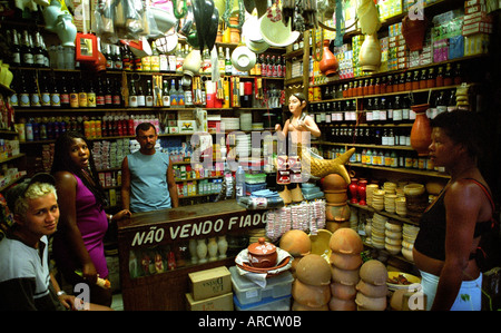 Bahia Salvador Brasil Brazilian Market Shop street Brazil Stock Photo ...