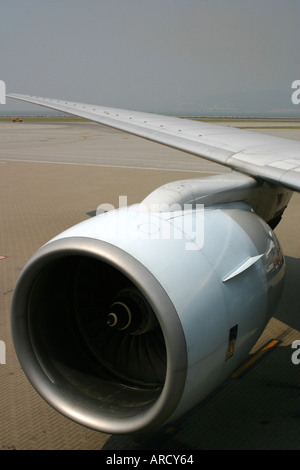 Cathay Pacific Boeing 777 loading at YVR Vancouver International Stock ...