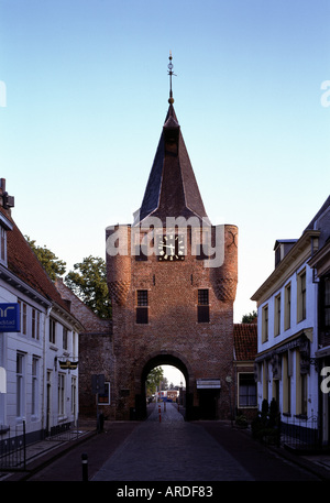 Town gate, Elburg Stock Photo - Alamy