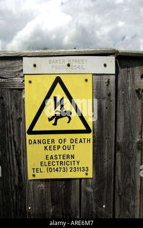 Substation - Danger Of Death, Keep Out Notice, Norweb Warrington ...
