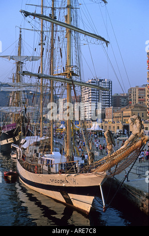 The Polish ship the Pogoria sailing ship at the Tall Ships race parade ...