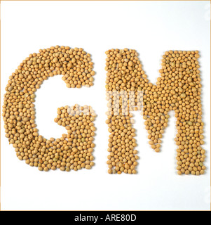 GM soya beans. Genetically modified (GM) soya (Glycine max) has had a ...