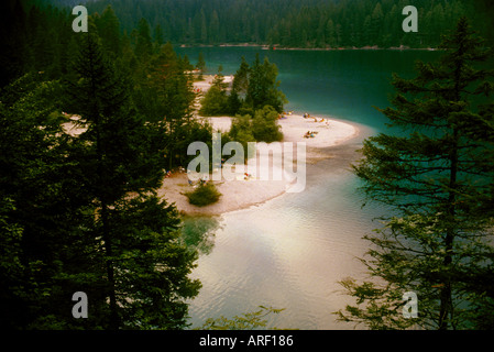 Lake Tovel - Dolomites Stock Photo - Alamy
