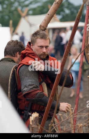 Camp scene at a viking re-enactment festival Stock Photo - Alamy