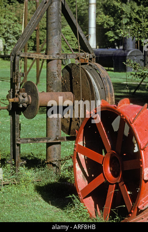 antique oil well pump engine railcar energy source exploration ...