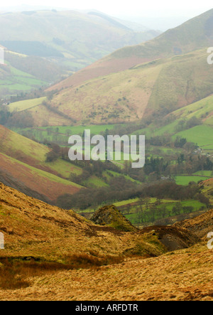 Bwlch y Groes, the highest mountain road pass in Wales, on the back ...