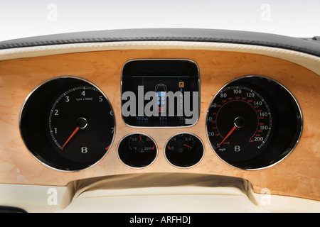 2007 Bentley Continental GTC in Blue - Rear seats Stock Photo - Alamy