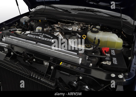 2008 Ford F-350 SD King Ranch DRW in Blue - Rear seats Stock Photo - Alamy