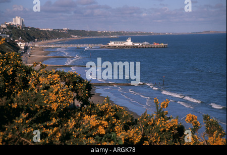 A view of Bournemouth Pier from the cliff top Stock Photo - Alamy