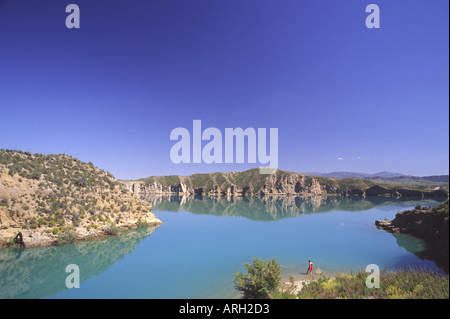 Embalse de Negratin reservoir lake in Sierra Nevada National Park ...