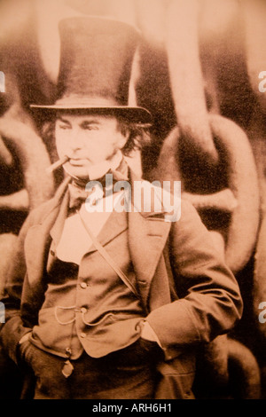 Isambard Kingdom Brunel The famous photograph against the launching ...