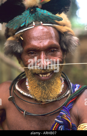 The Huli Wigmen of Papua New Guinea, Highlands Region Stock Photo - Alamy
