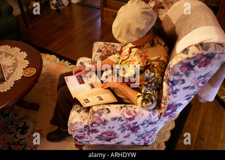 Old Fashioned Reading Stock Photo - Alamy