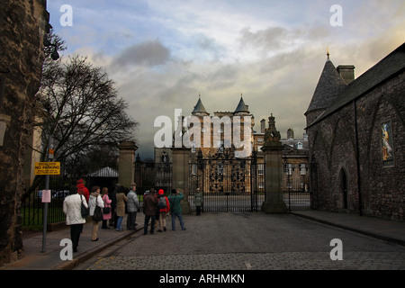SCOTLAND; EDINBURGH; HOLYROODHOUSE; ABBEY STRAND; HERALDIC PANEL; COAT ...