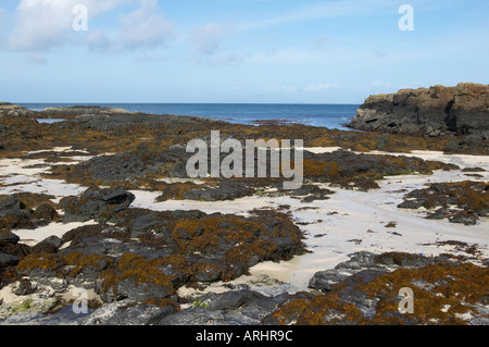 Isle of Mull Freya shell sand beach near Croig Stock Photo - Alamy