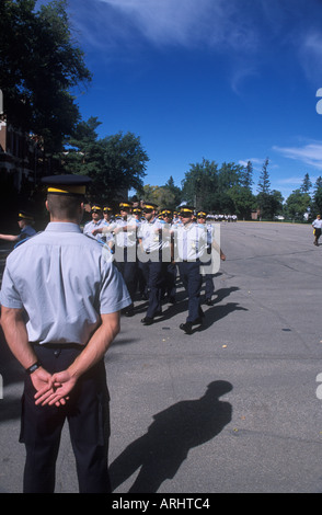 An RCMP cadet at the RCMP cadet training academy, Regina, Saskatchewan ...