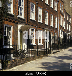 Church Row, Hampstead, London - Georgian Architecture Stock Photo - Alamy