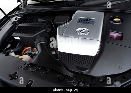 2008 Lexus RX RX400h in Gray - Rear angle view Stock Photo - Alamy