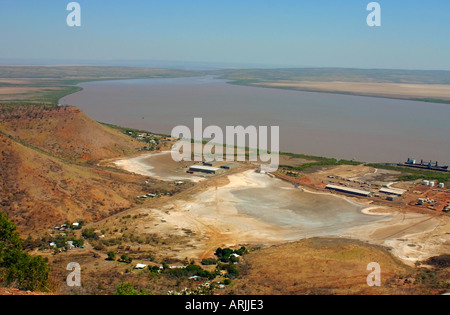 View from the Five Rivers Lookout on Mount Bastion flowing north to the ...