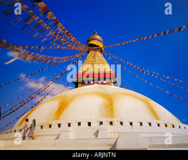 View of Bodnath stupa in Kathmandu, Nepal Stock Photo - Alamy