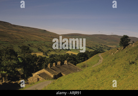 Calvert houses in Swaledale Yorkshire England UK Stock Photo - Alamy