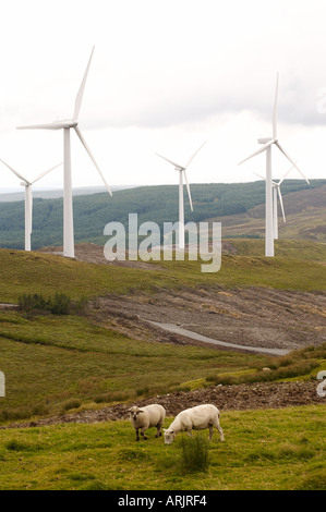 Cefn Croes Windfarm Ceredigion West Wales Stock Photo - Alamy