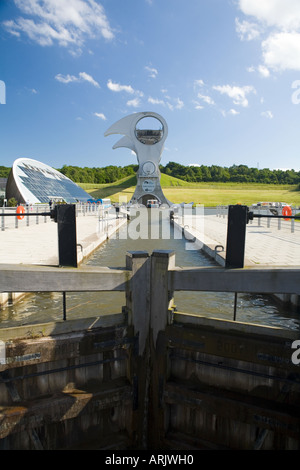 Lock gates. Falkirk Wheel, Scotland, UK Stock Photo - Alamy