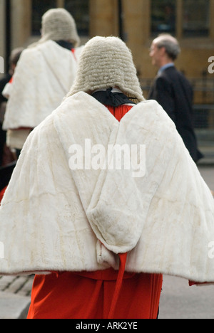 Lord Chancellors Breakfast. High Court Judges walk from Westminster ...