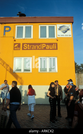 Beach Club Strand Pauli Stock Photo - Alamy