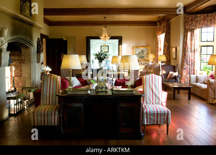 Llangoed Hall Country House hotel Wales UK Stock Photo - Alamy