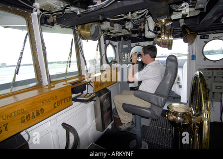 The Bridge of the Coast Guard Cutter Bramble Stock Photo - Alamy