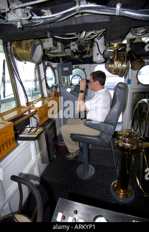 The Bridge of the Coast Guard Cutter Bramble Stock Photo - Alamy