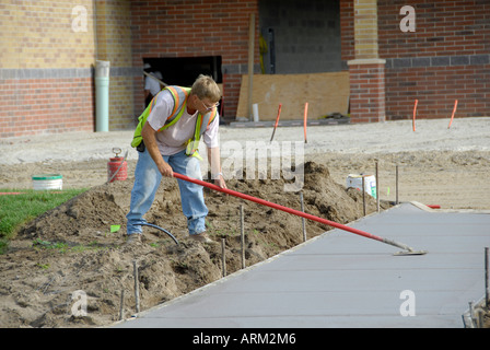 Construction worker building a new Super Wal Mart Stock Photo - Alamy