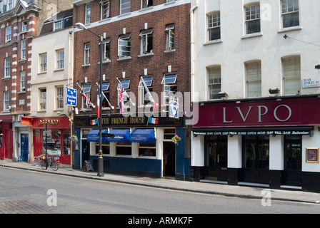 The French House pub Dean street Soho London UK Stock Photo: 41299185 ...