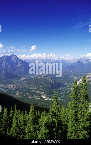 View of the Banff Springs Hotel in Banff Alberta Stock Photo - Alamy