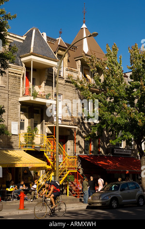 Rue St-Denis, Montreal, Quebec, Canada Stock Photo - Alamy