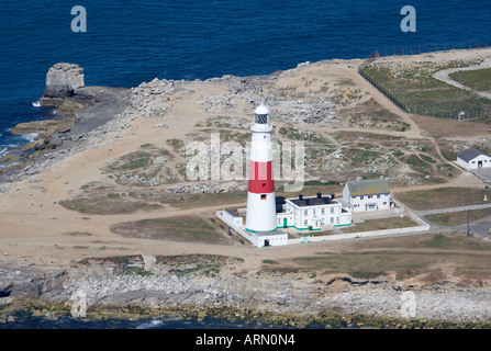 Aerial view of Portland Bill Lighthouse Stock Photo - Alamy