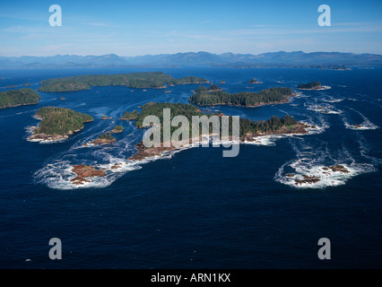 Aerial View of the Broken Group Islands off the Pacific West Coast of ...